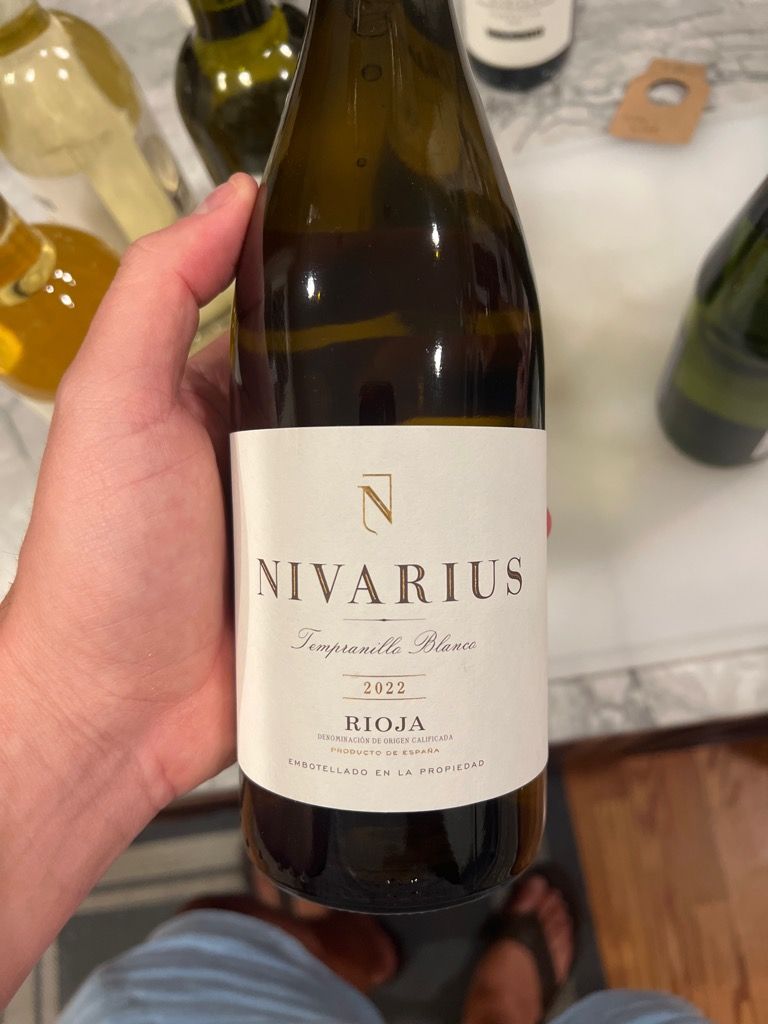 2022 Nivarius Tempranillo Blanco Rioja, Spain, La Rioja, La Rioja Alta ...