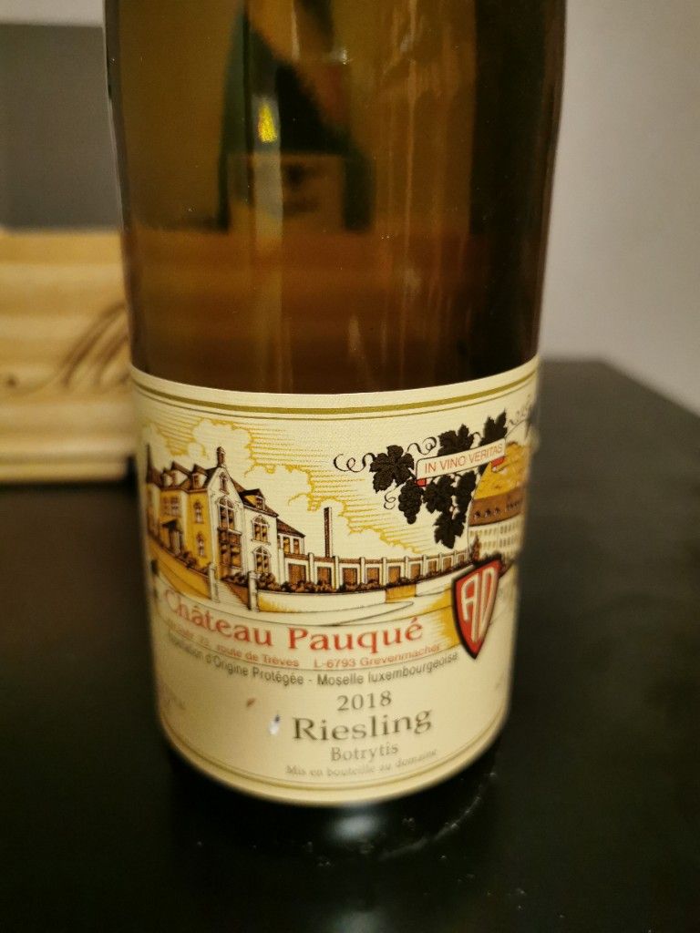 2018 Caves Albert Duhr (Château Pauqué) Riesling Botrytis, Luxembourg ...