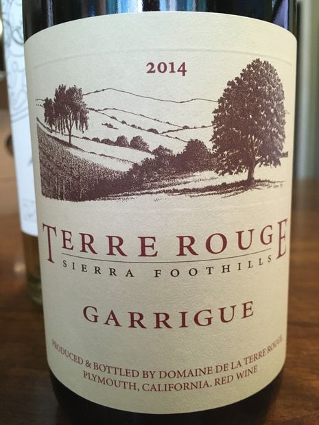 2014 Domaine de la Terre Rouge Garrigue, USA, California, Sierra ...