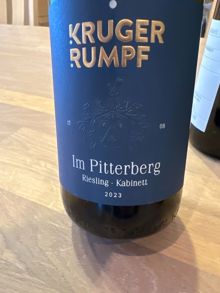 2024 Kruger-Rumpf Im Pitterberg Riesling Kabinett, Germany, Nahe - CellarTracker