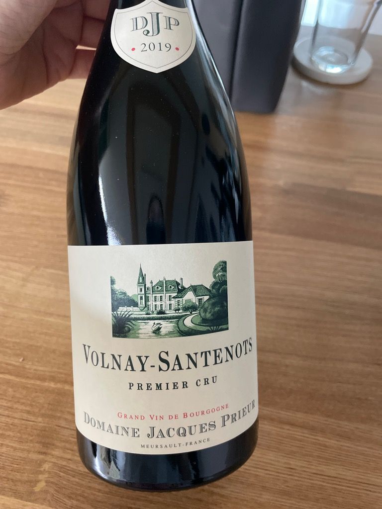 2019 Domaine Jacques Prieur Volnay 1er Cru Santenots, France, Burgundy ...