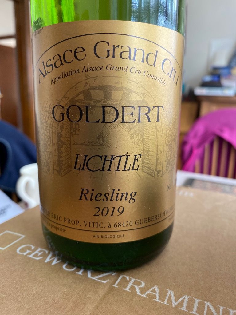 2019 Eric Lichtlé Riesling Goldert, France, Alsace, Alsace Grand Cru ...