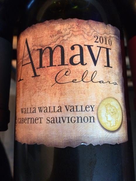 2010 Amavi Cellars Cabernet Sauvignon, USA, Washington, Columbia Valley ...