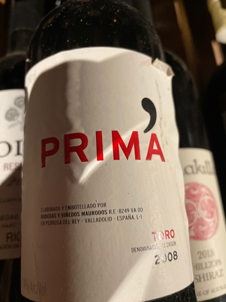 2008 Bodegas y Viñedos San Roman Toro Prima, Spain, Castilla y León ...