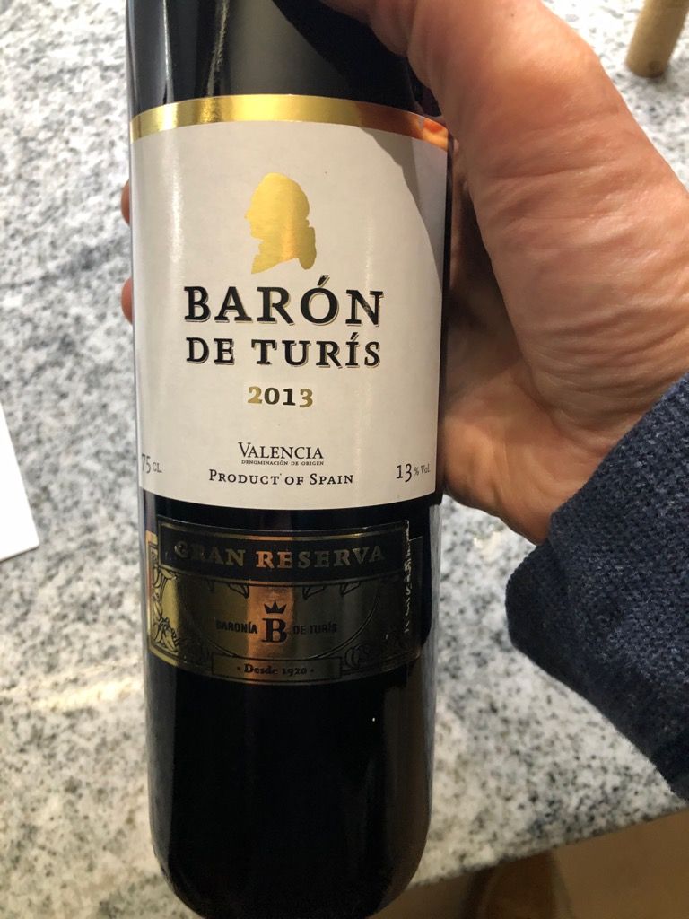1993 Baronia de Turis Valencia Barón de Turís Reserva, Spain, Valencia ...