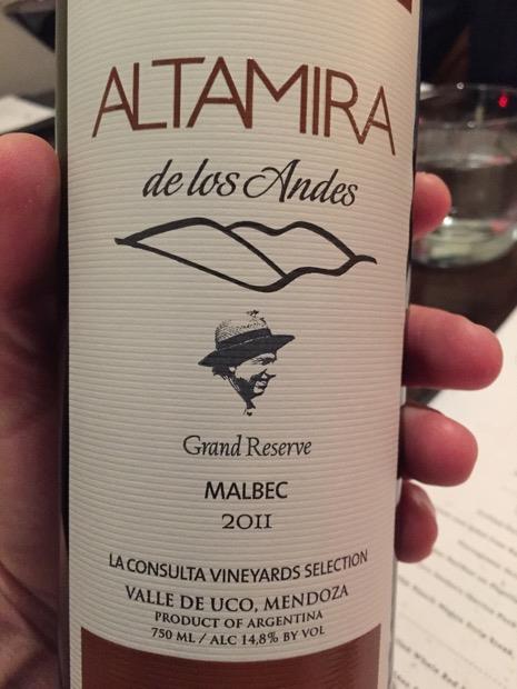 2008 Vista Flores Estate Malbec Altamira de los Andes Grand Reserve ...