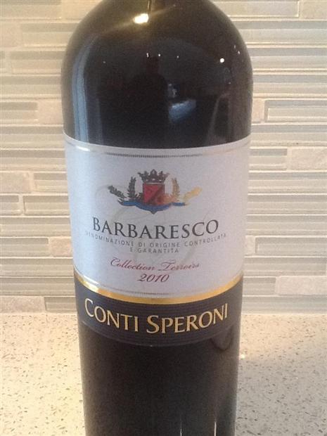 2011 Conti Speroni Barbaresco Collection Terroirs, Italy, Piedmont ...