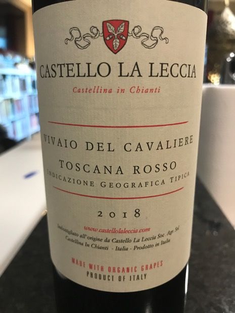 2018 Castello la Leccia Rosso Vivaio del Cavaliere Toscana IGT, Italy ...