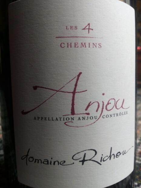 2016 Domaine Richou Cabernet Franc Anjou Les 4 Chemins, France, Loire ...
