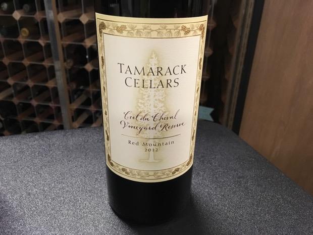 2012 Tamarack Cellars Reserve Ciel du Cheval Vineyard, USA, Washington ...