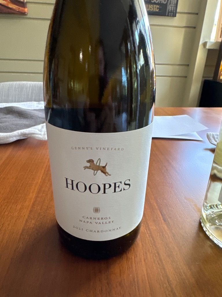 2023 Hoopes Vineyard Chardonnay Genny's Vineyard, USA, California, Napa / Sonoma, Carneros ...