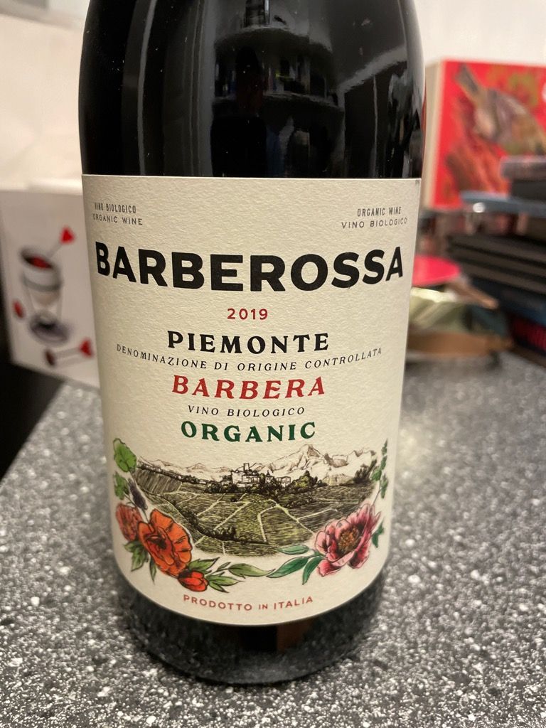 2019 Barberossa Piemonte Barbera Organic, Italy, Piedmont, Piemonte DOC ...