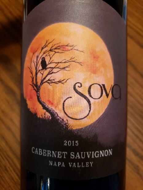 2015 Sova Wines Cabernet Sauvignon, USA, California, Napa Valley ...