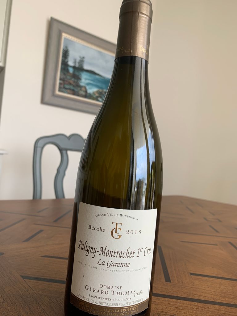 2020 Domaine Gérard Thomas & Filles Puligny-Montrachet 1er Cru, France ...