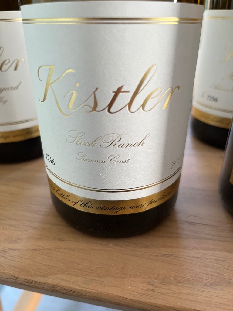 2022 Kistler Chardonnay Stock Ranch, USA, California, Sonoma County, Sonoma Coast - CellarTracker