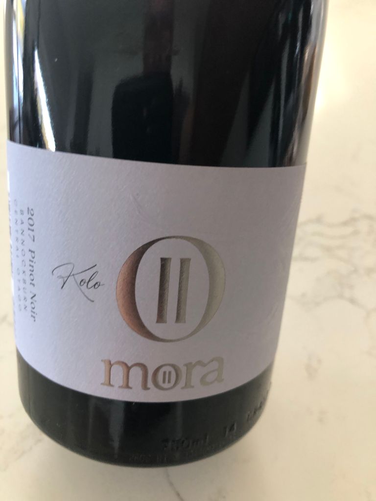 2017 Mora Pinot Noir Kolo Felton Terrace, New Zealand, South Island, Otago, Bannockburn ...
