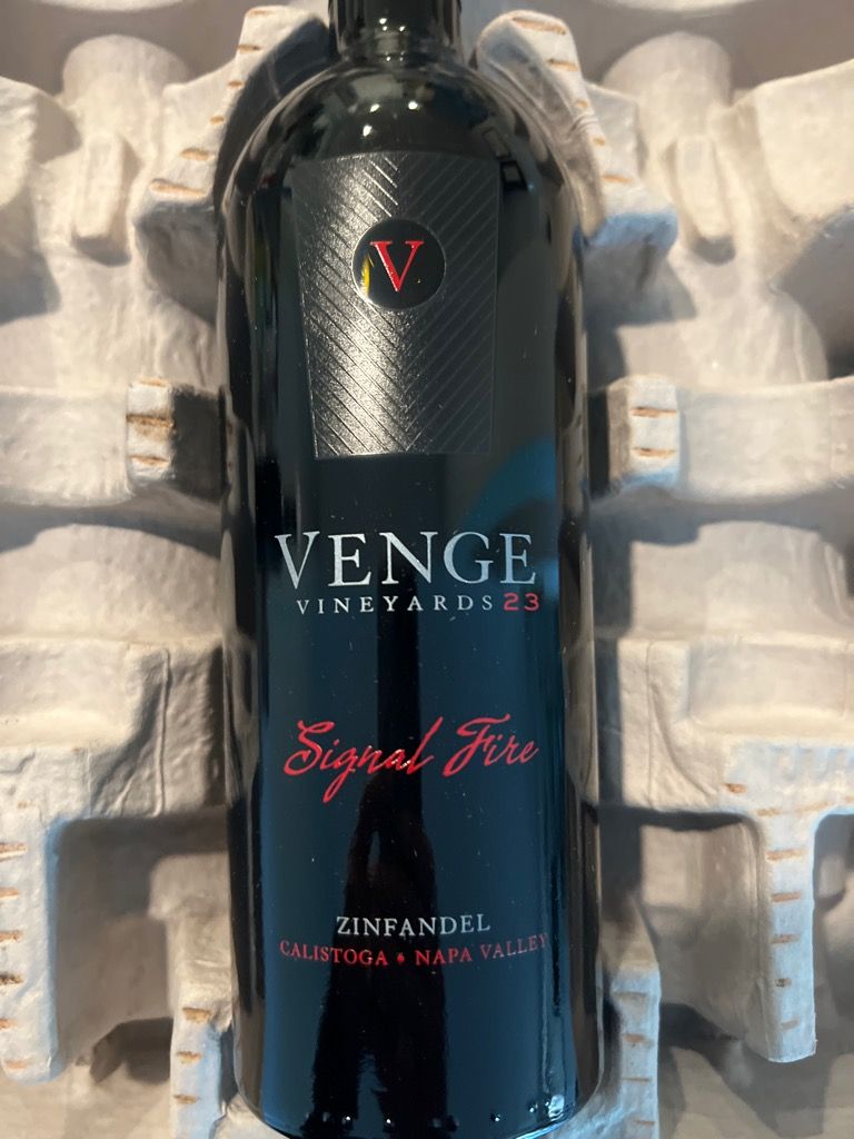 2023 Venge Vineyards Zinfandel Signal Fire Vineyard, USA, California ...