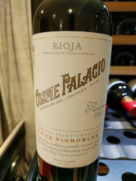 2012 Bodegas Palacio Rioja Cosme Palacio Reserva, Spain, La Rioja ...