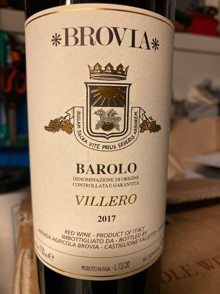2017 Fratelli Brovia Barolo Villero, Italy, Piedmont, Langhe, Barolo ...
