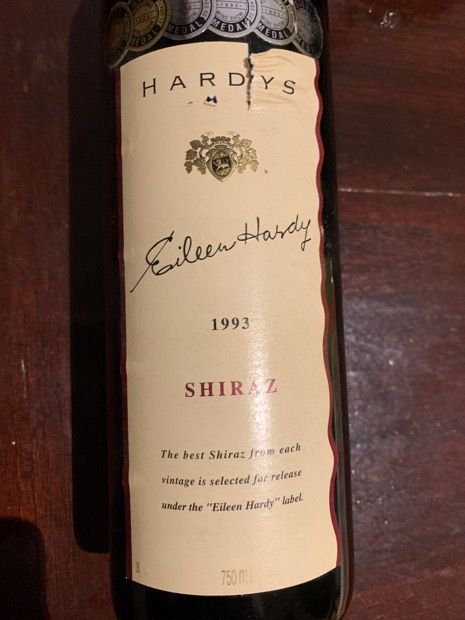1993 Hardys Shiraz Eileen Hardy, Australia, South Australia, Fleurieu ...