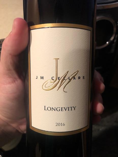 2016 JM Cellars Longevity, USA, Washington, Columbia Valley - CellarTracker