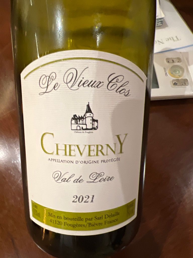 2021 Domaine du Salvard Cheverny "Le Vieux Clos", France, Loire Valley ...
