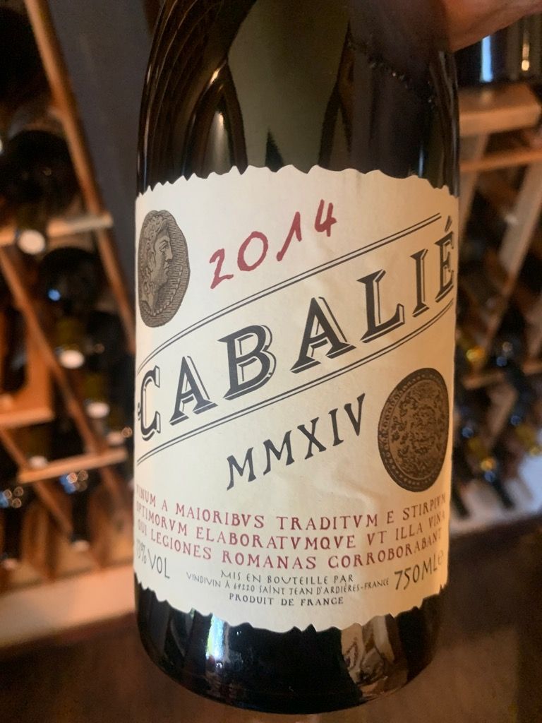 2014 Cabalie Grenache, France, Languedoc Roussillon, Vin de Pays d'Oc ...
