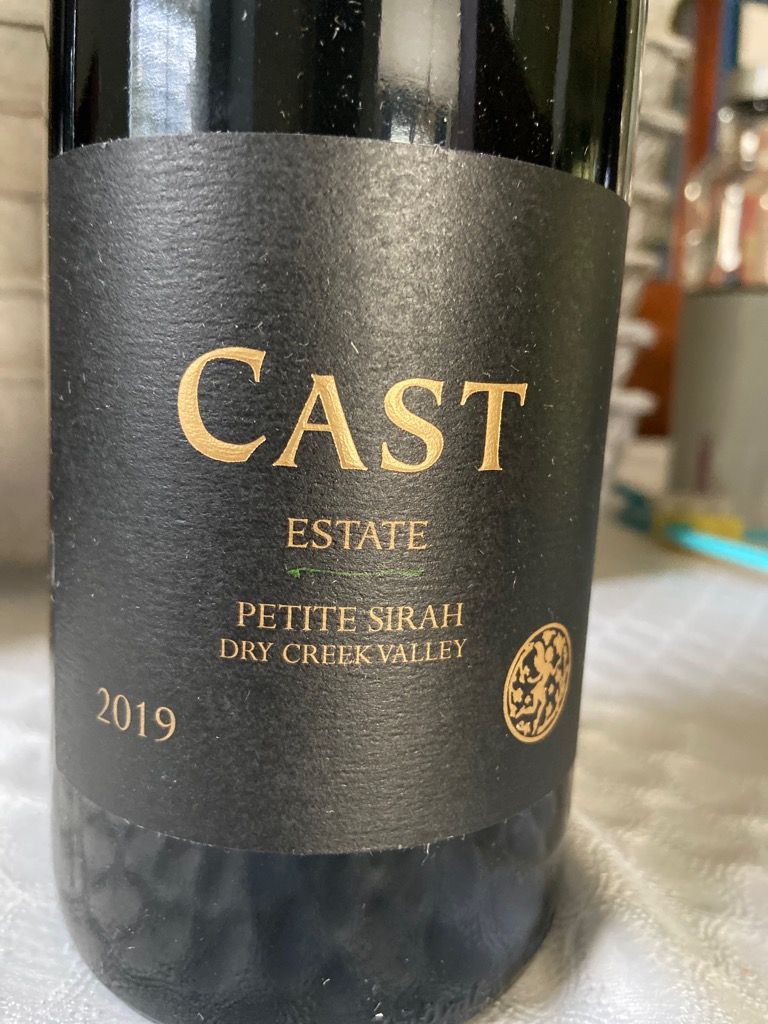 2019 Cast Wines Petite Sirah, USA, California, Sonoma County, Dry Creek ...
