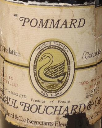 1969 Paul Bouchard & Cie. Pommard, France, Burgundy, Côte de Beaune ...