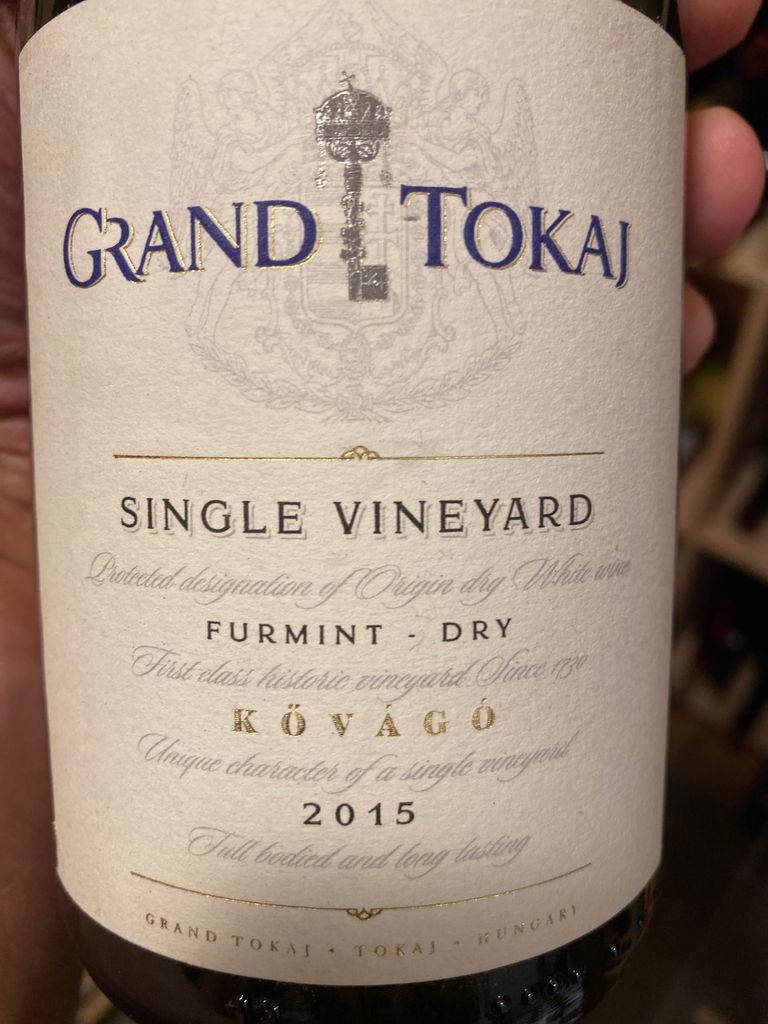 2017 Grand Tokaj Furmint Single Vineyard Kővágó, Hungary, Tokaji ...