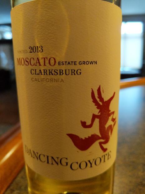2010 Dancing Coyote Moscato Clarksburg, USA, California, Central Valley ...