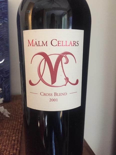 2003 Malm Cellars Cross Blend, USA, California - CellarTracker