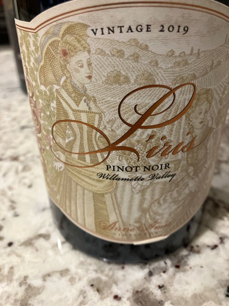 2019 Anne Amie Pinot Noir L'Iris, USA, Oregon, Willamette Valley ...