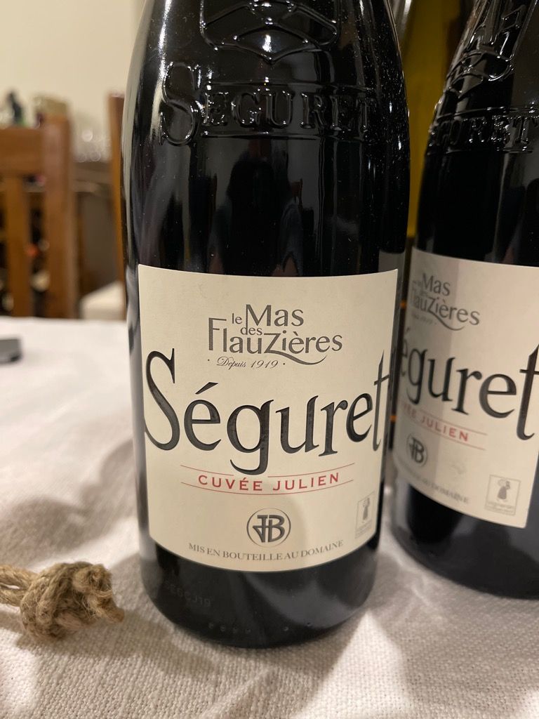 2020 Mas des Flauzières Côtes du Rhône Villages Séguret Cuvée Julien ...
