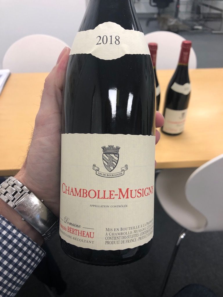 2018 Domaine Bertheau (Pierre et François) Chambolle-Musigny, France ...