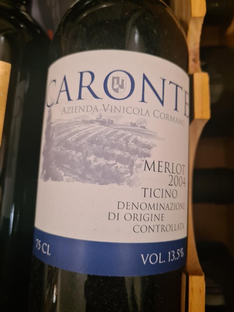 2004 Azienda Vinicola Cormano Merlot Caronte, Switzerland, Ticino ...