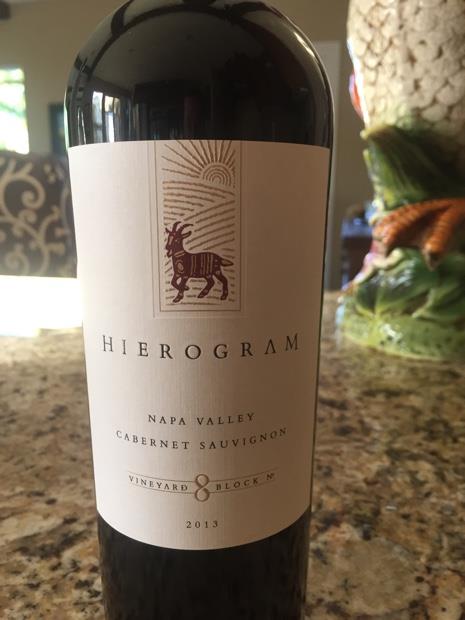 2013 Hierogram Wines Cabernet Sauvignon, USA, California, Napa Valley ...