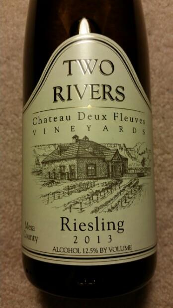2016 Two Rivers Riesling Château Deux Fleuves, USA, Colorado ...