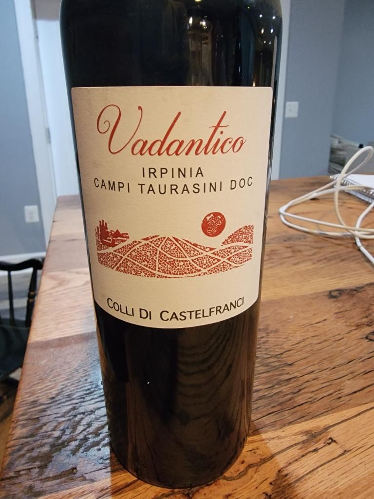 2015 Colli Di Castelfranci Irpinia Campi Taurasini Vadantico, Italy ...