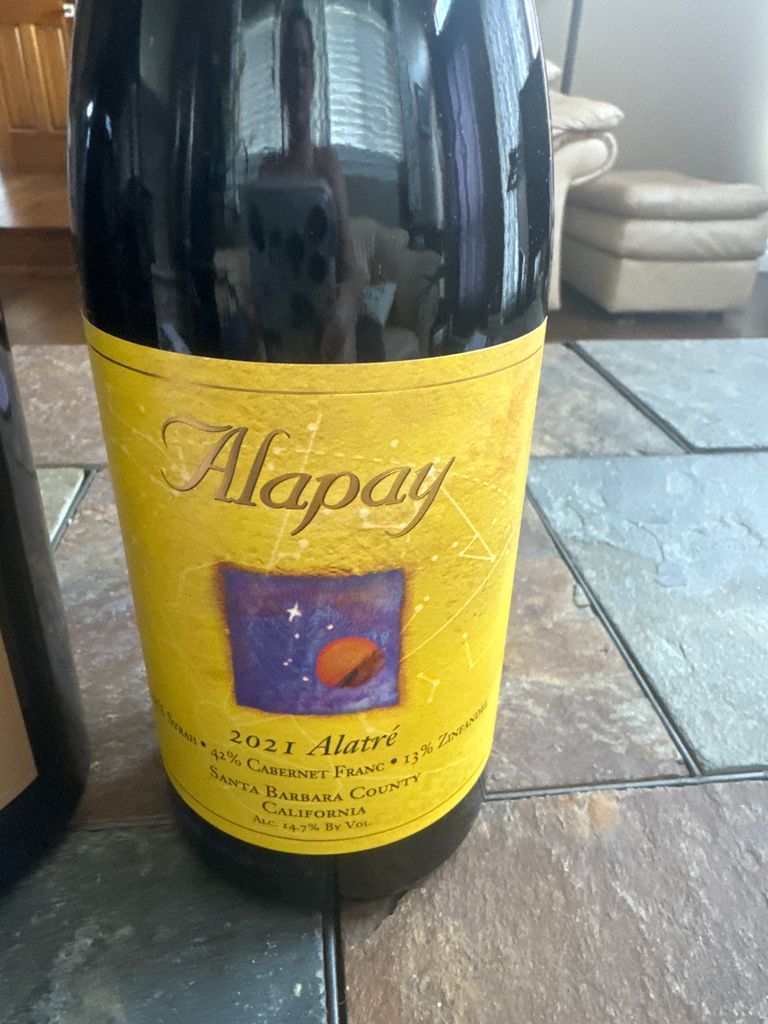 2021 Alapay Cellars Alatré Santa Barbara County, USA, California ...