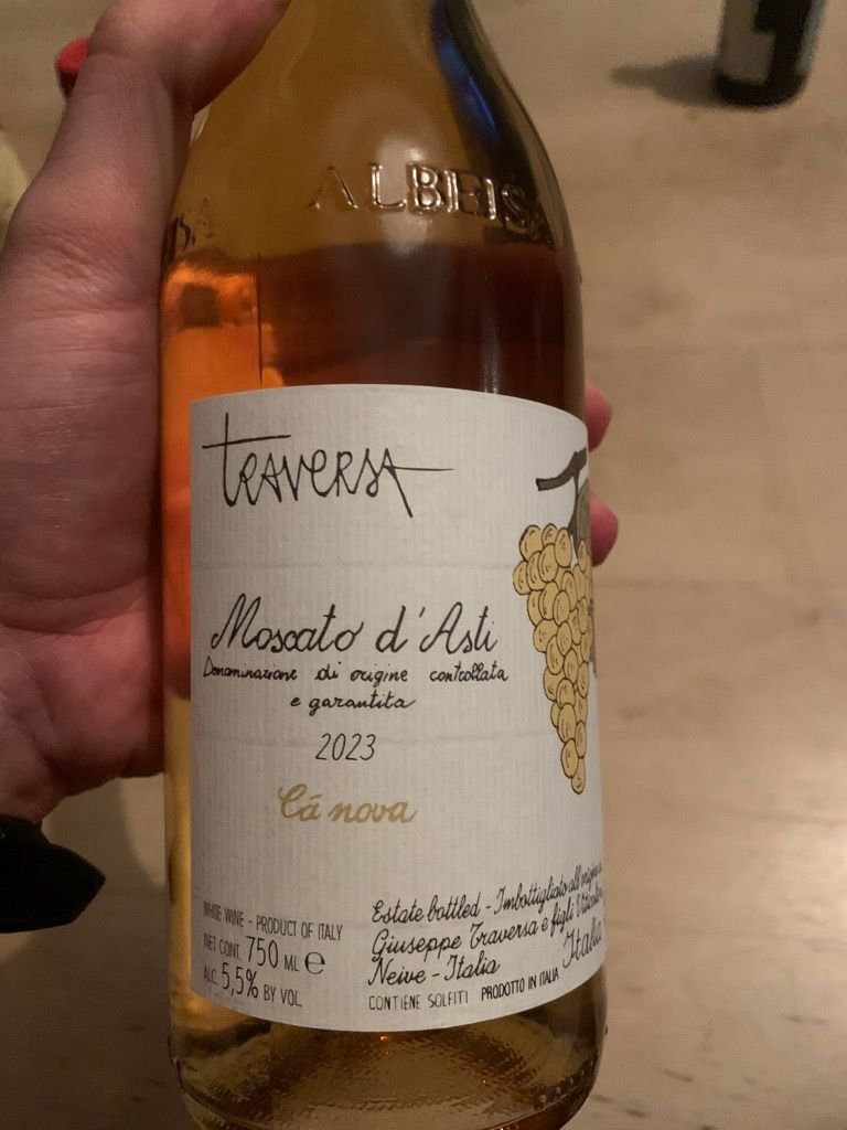 2023 Traversa Moscato d'Asti Cà Nova, Italy, Piedmont, Asti, Moscato d ...