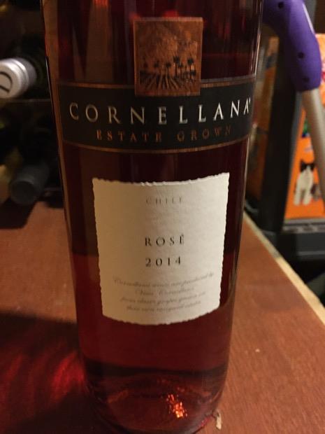 2019 Cornellana Rosé, Chile, Rapel Valley, Cachapoal Valley - CellarTracker