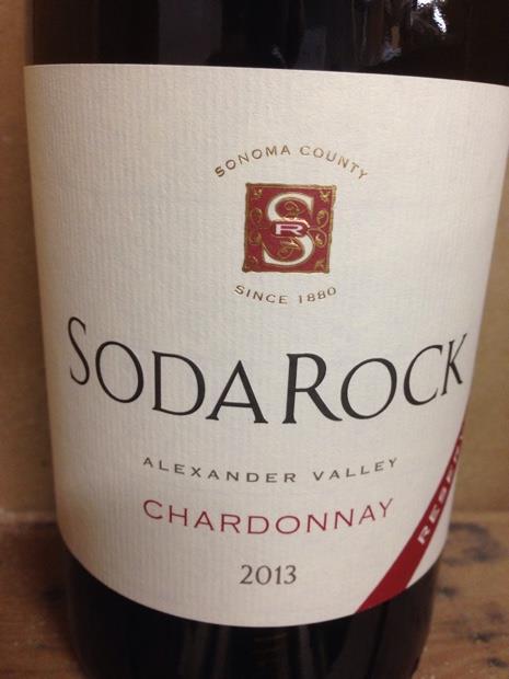 2013 Soda Rock Winery Chardonnay, USA, California, Sonoma County ...