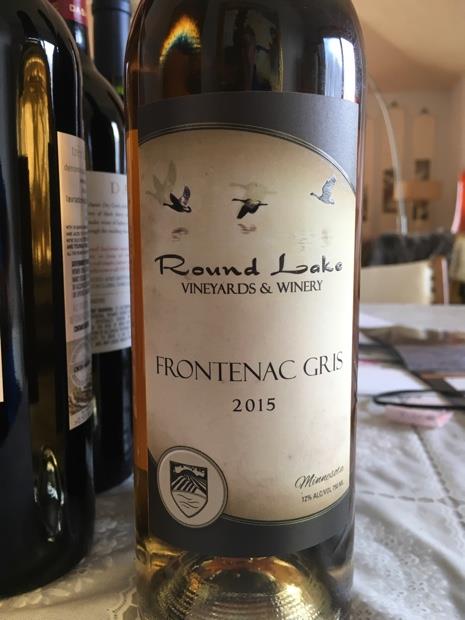 2015 Round Lake Vineyards & Winery Frontenac Gris, USA, Minnesota ...