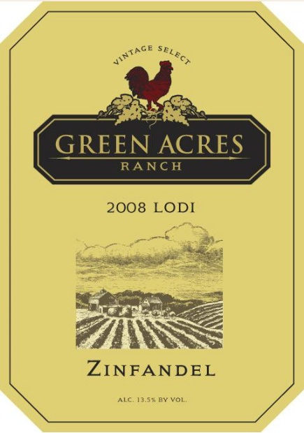 2008 Sebastiani Vineyards & Winery Zinfandel Green Acres Ranch, USA ...