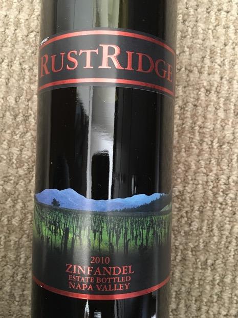 2011 RustRidge Zinfandel, USA, California, Napa Valley, Chiles Valley ...