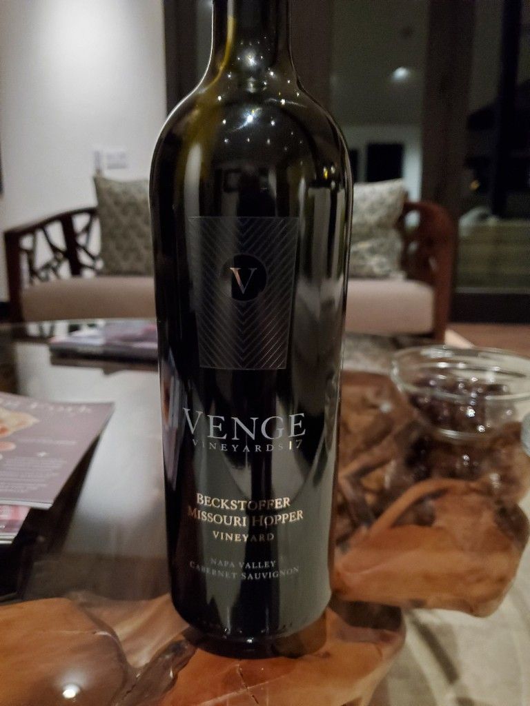 2017 Venge Vineyards Cabernet Sauvignon Beckstoffer Missouri Hopper ...