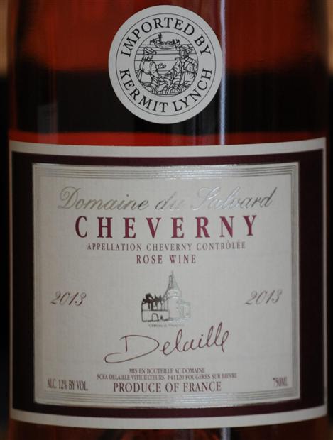 2013 Domaine du Salvard Cheverny Rosé, France, Loire Valley, Touraine ...