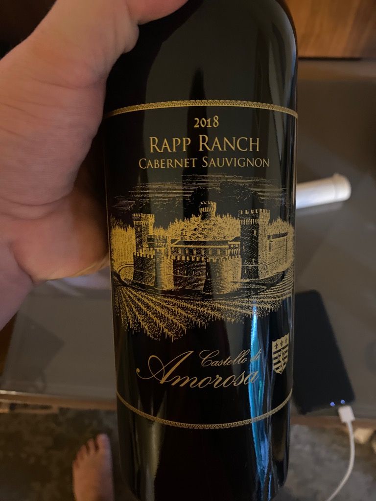 2018 Castello di Amorosa Cabernet Sauvignon Rapp Ranch, USA, California ...