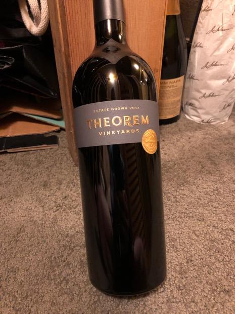2017 Theorem Vineyards Merlot, USA, California, Napa Valley - CellarTracker